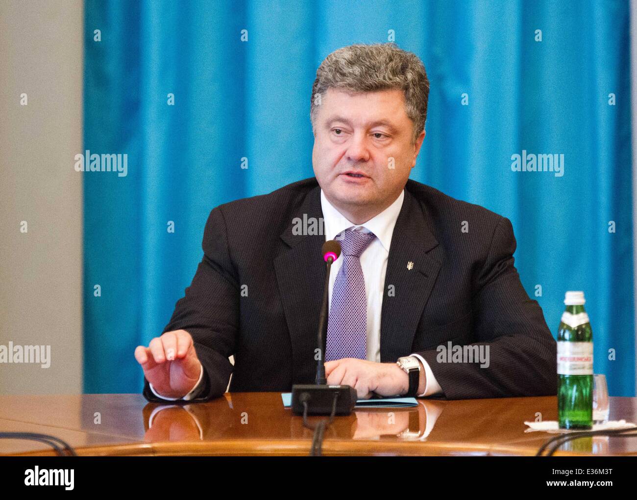 June 19, 2014 - Ukrainian President Petro Poroshenko © Sergii ...
