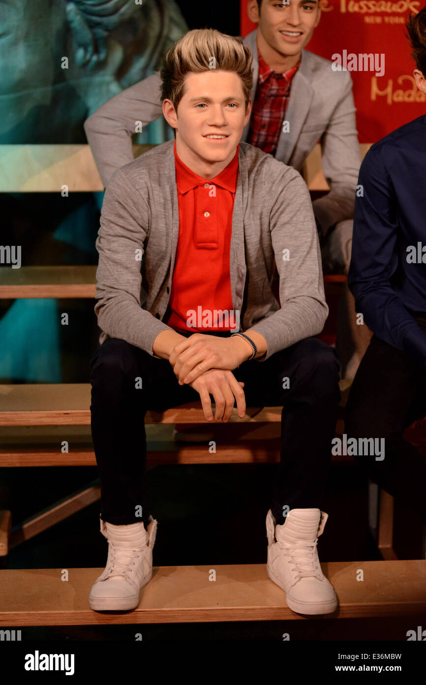 One Direction wax figures unveiled at Madame Tussauds in New York City ...
