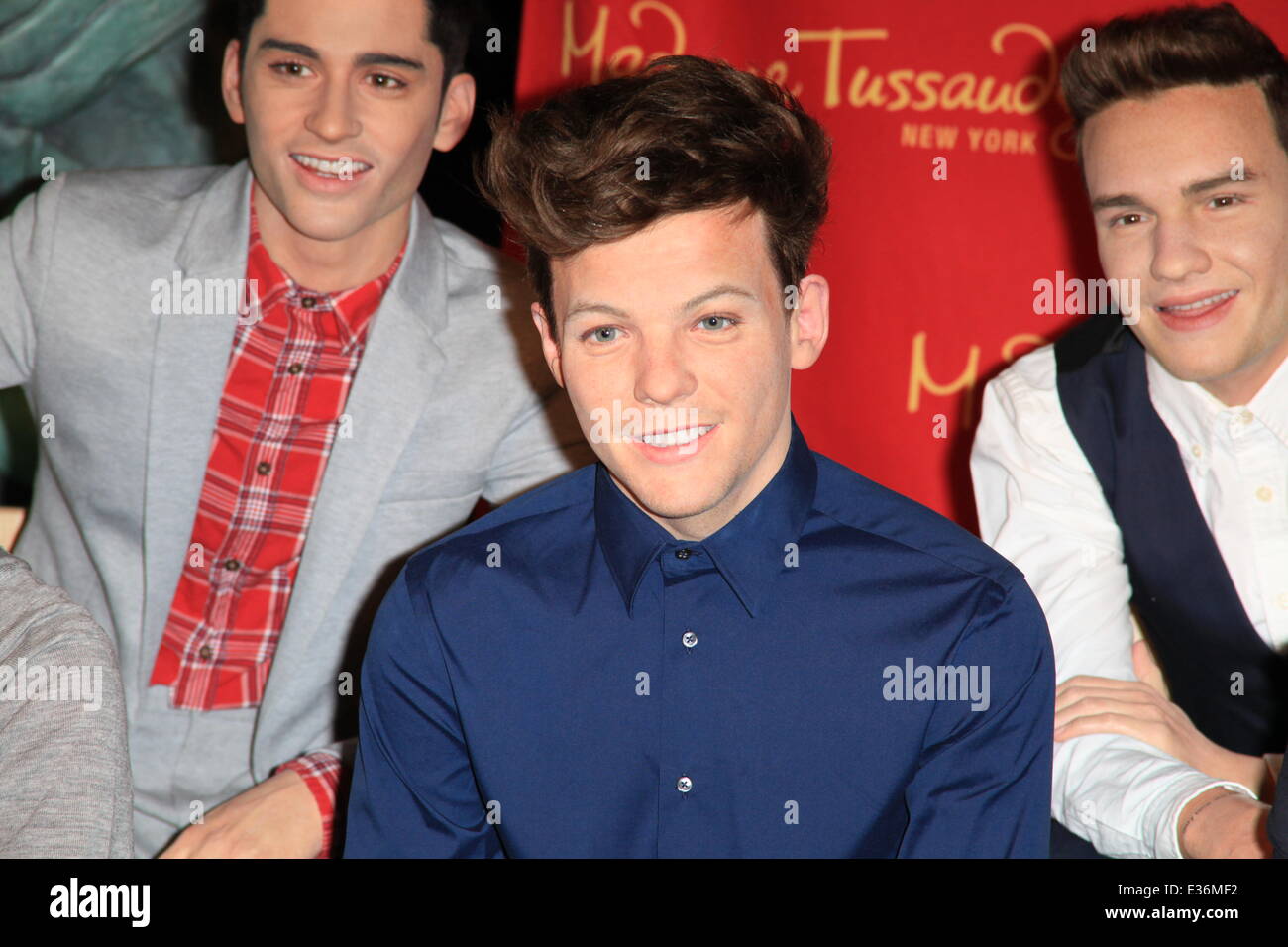 One Direction wax figures unveiled at Madame Tussauds in New York City ...