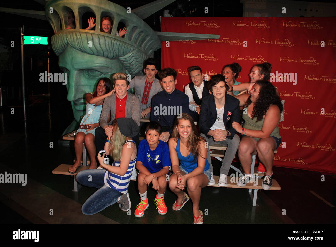 One Direction wax figures unveiled at Madame Tussauds in New York City ...