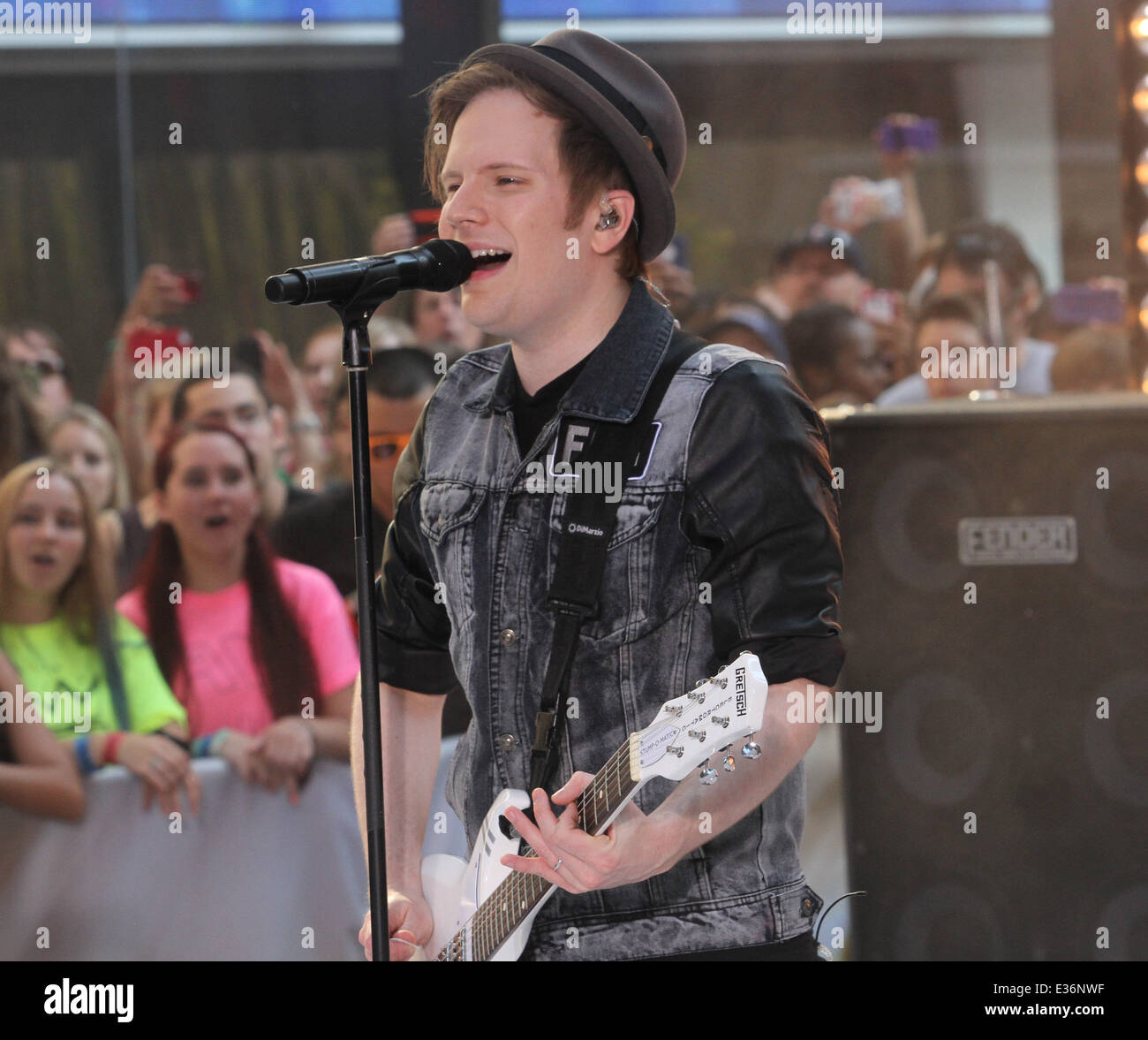 Fall Out Boy performing live on NBC's 'Today' show Featuring: Patrick ...