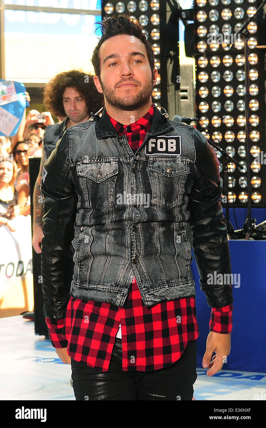 Fall Out Boy performs live as part of the Toyota Concert Series on NBC ...