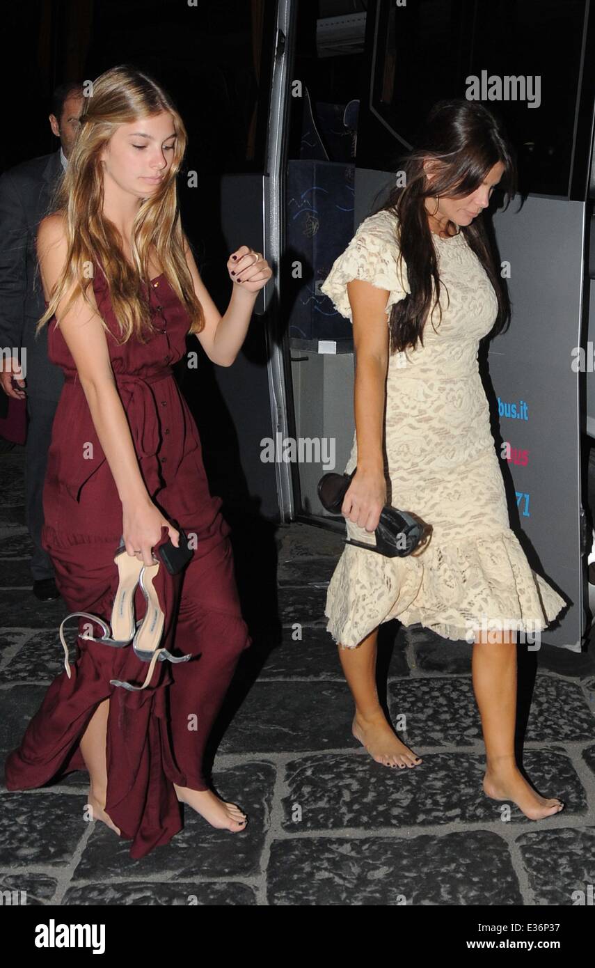 Celebrities party at Hotel Miramare's beach during Ischia Global Fest ...