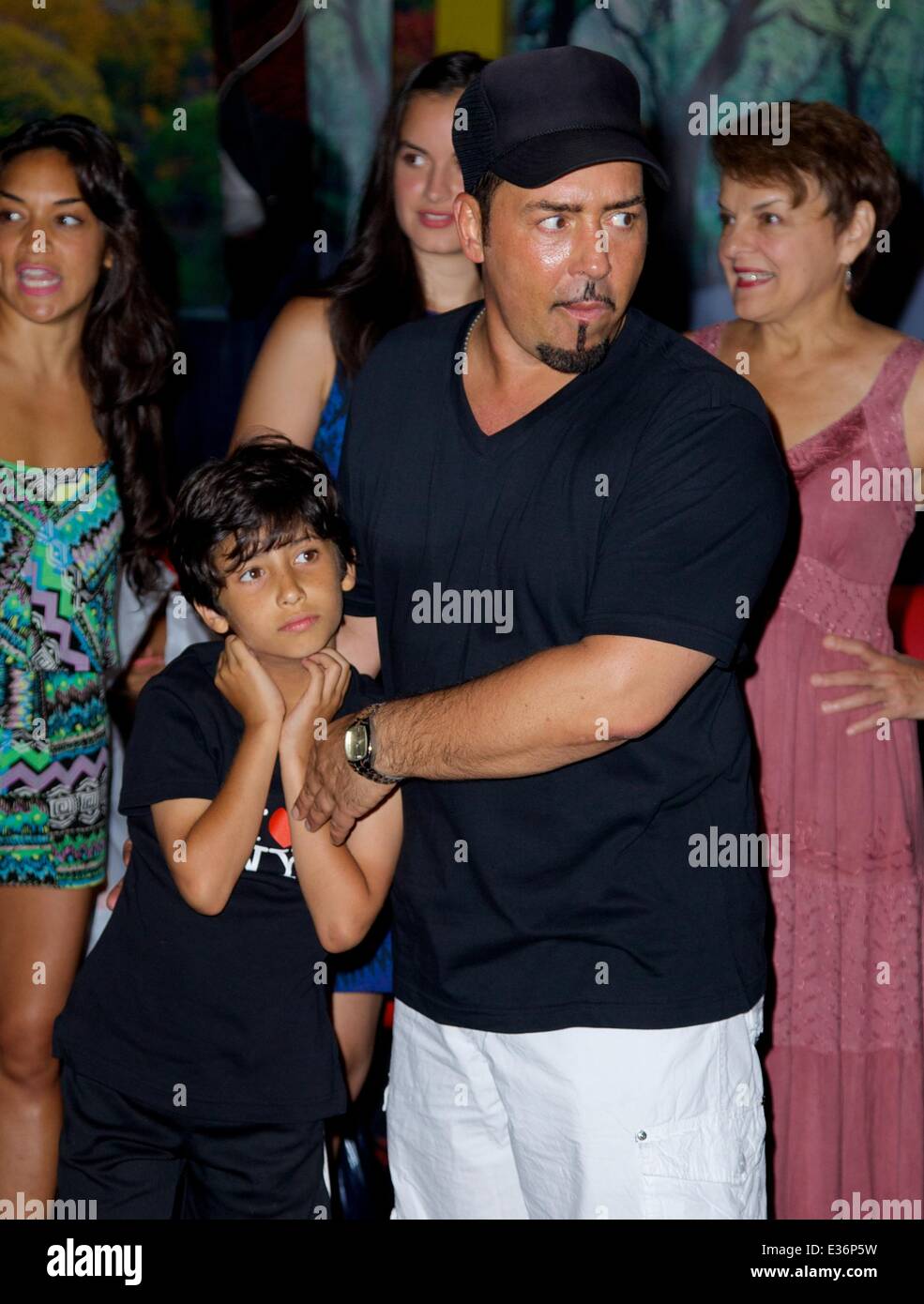 Cast members of the film 'Tio Papi' attend a photocall at Planet ...