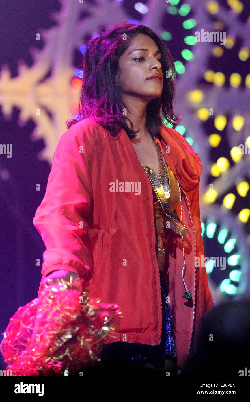 M.I.A. performs at The Danforth Music Hall. Featuring: Mathangi Maya ...