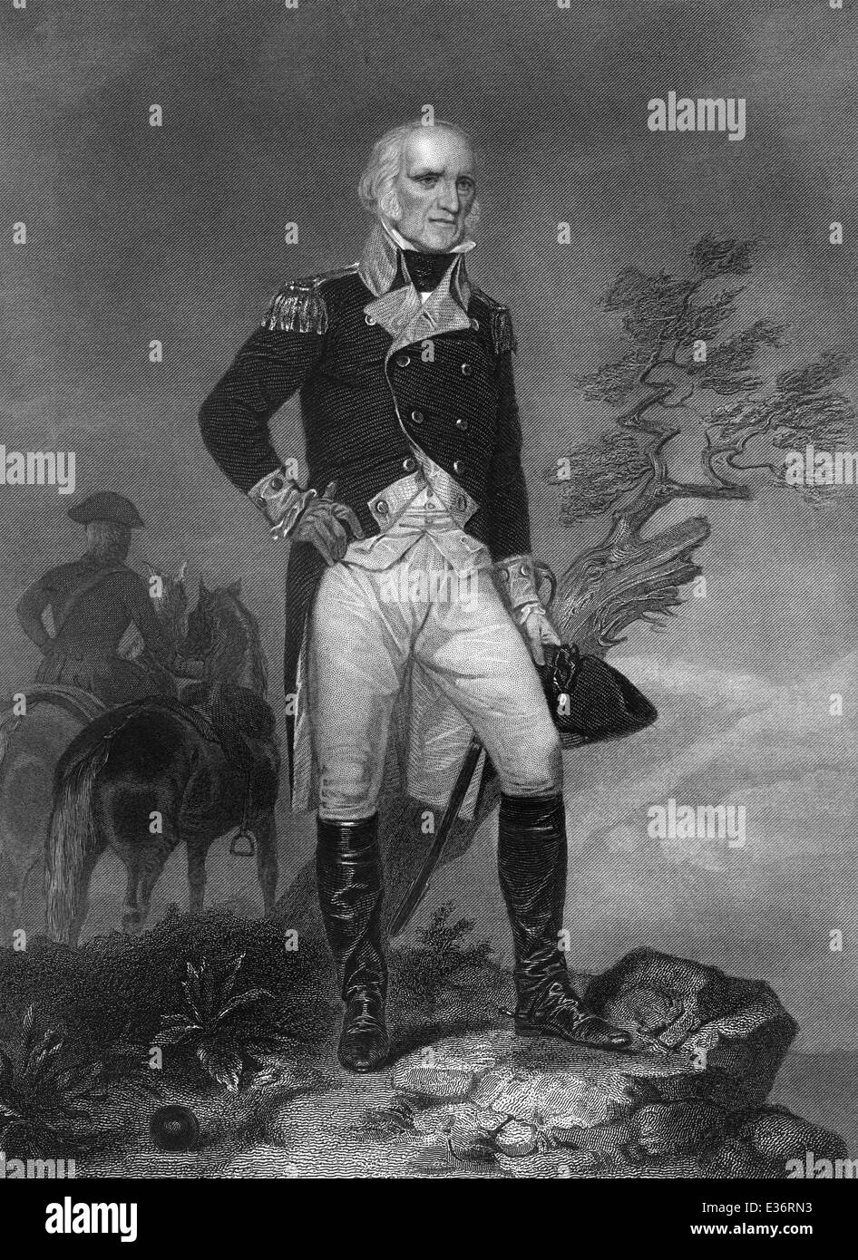 John Stark, 1728 - 1822, a major general in the Continental Army during ...