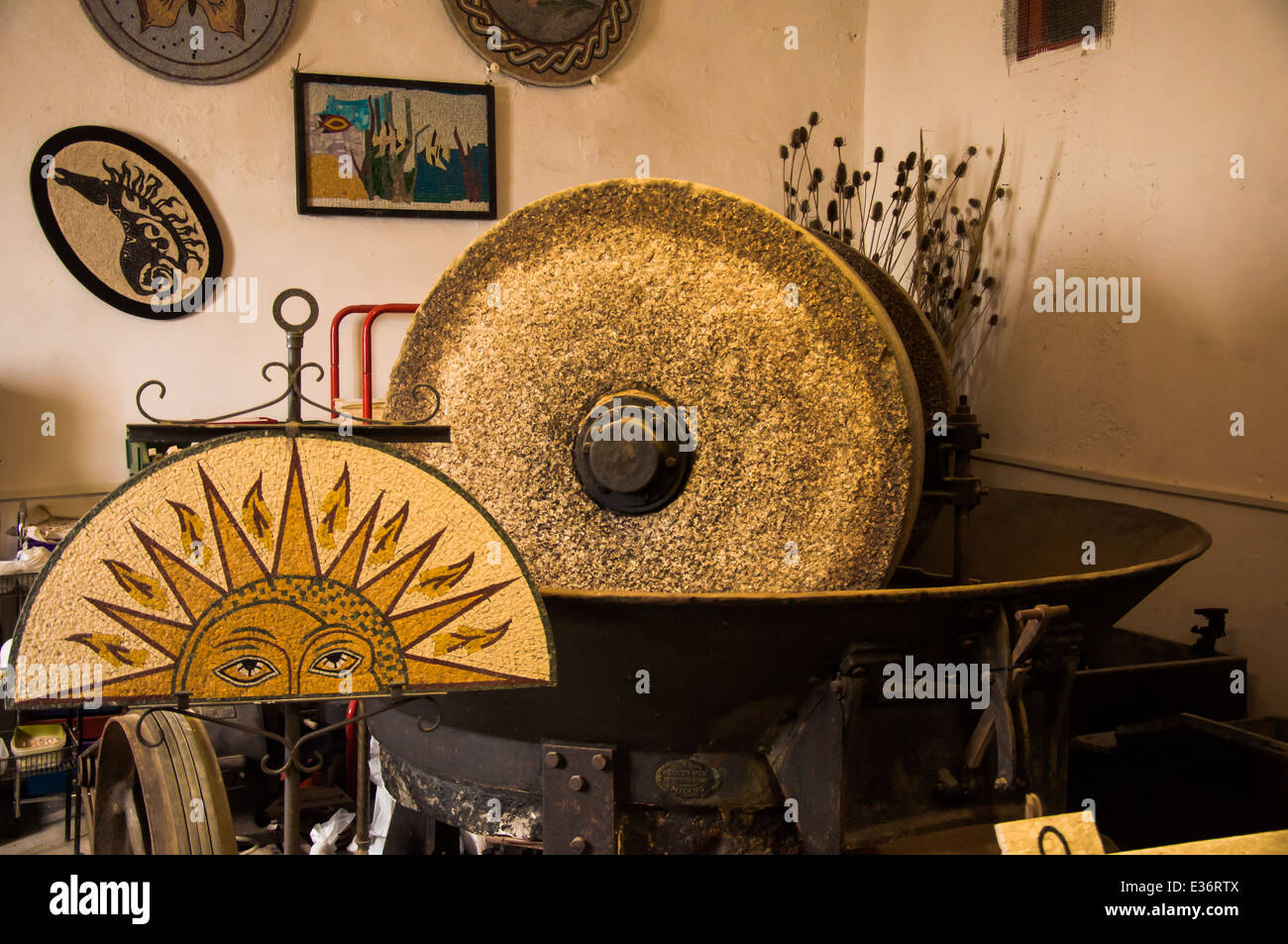 Medieval millstone hi-res stock photography and images - Alamy