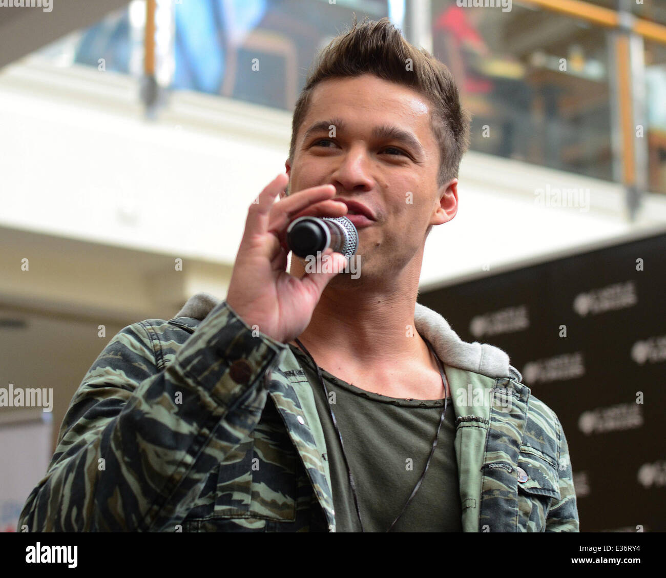 The Collective perform at the Castle Towers for fans Featuring: Zach ...