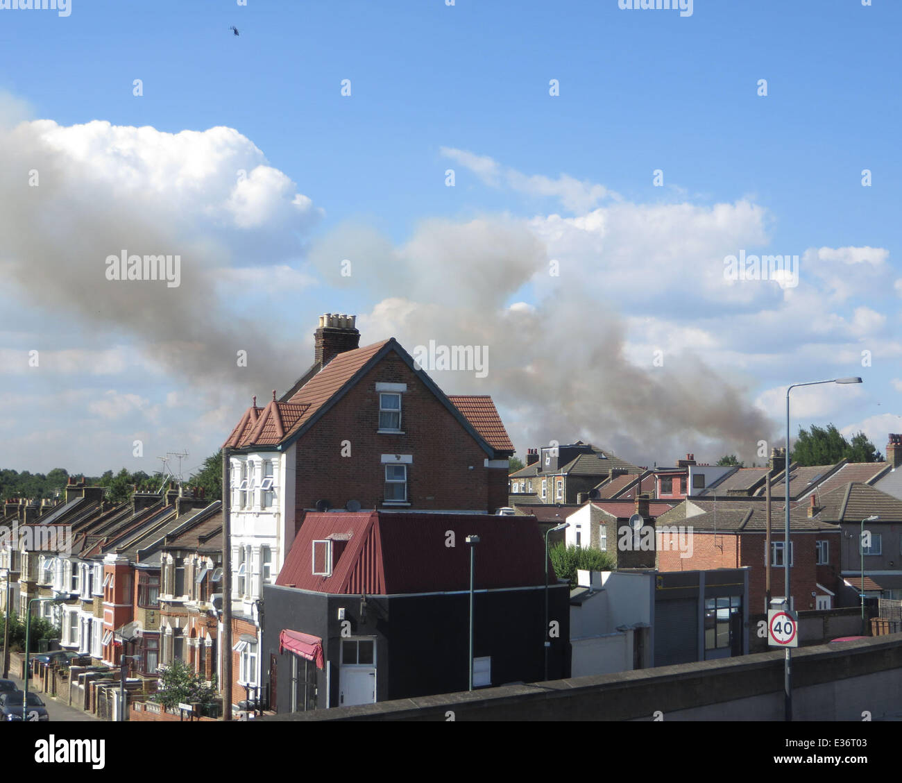 Around 120 firefighters tackled two large grass fires in Leytonstone ...