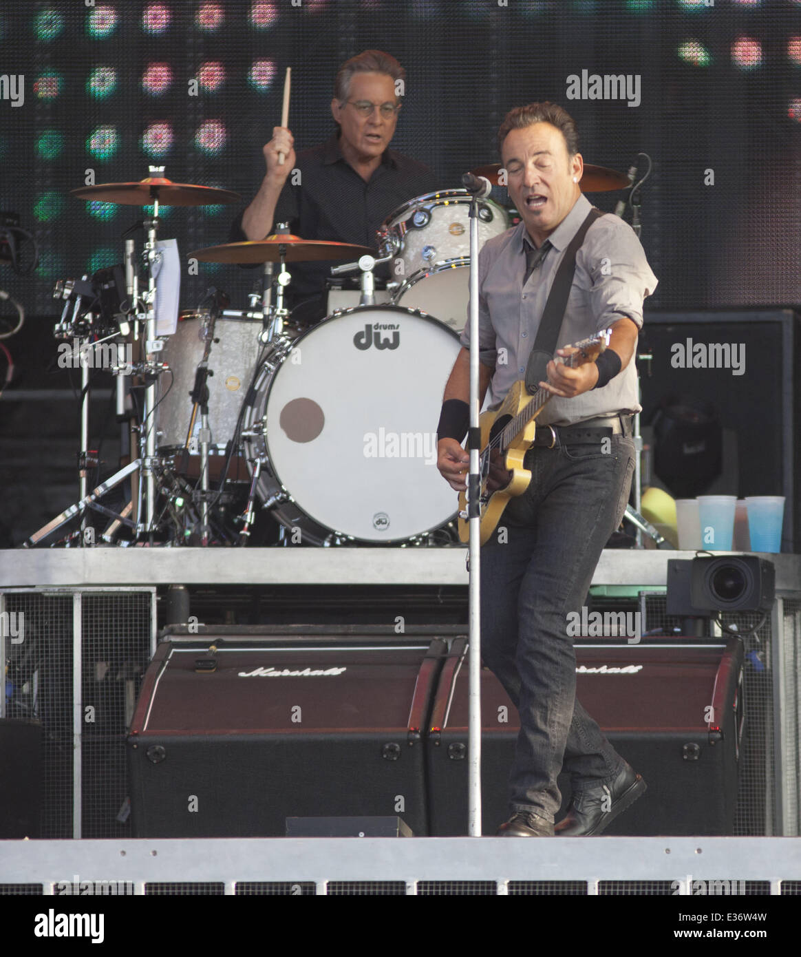 Bruce Springsteen performs live at King's Hall Featuring: Bruce ...
