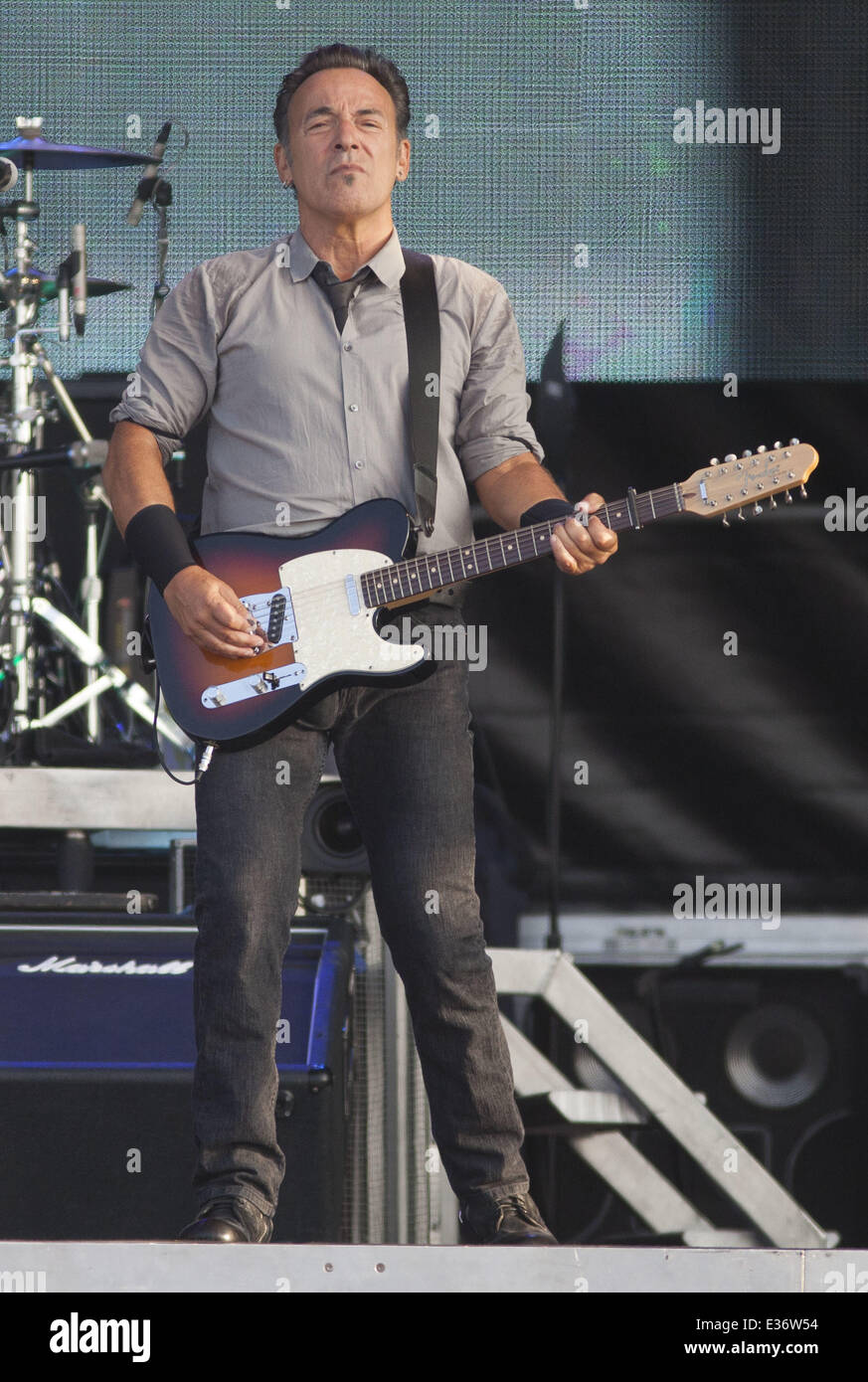 Bruce Springsteen performs live at King's Hall Featuring: Bruce ...
