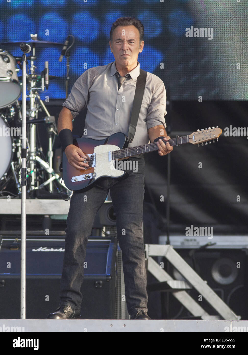 Bruce Springsteen performs live at King's Hall Featuring: Bruce ...