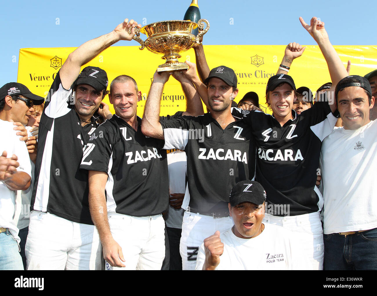 British open polo championship at cowdray park polo club sussex hi-res ...