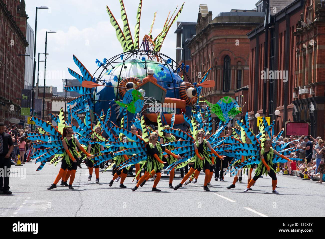 City centre manchester pride parade hi-res stock photography and images ...