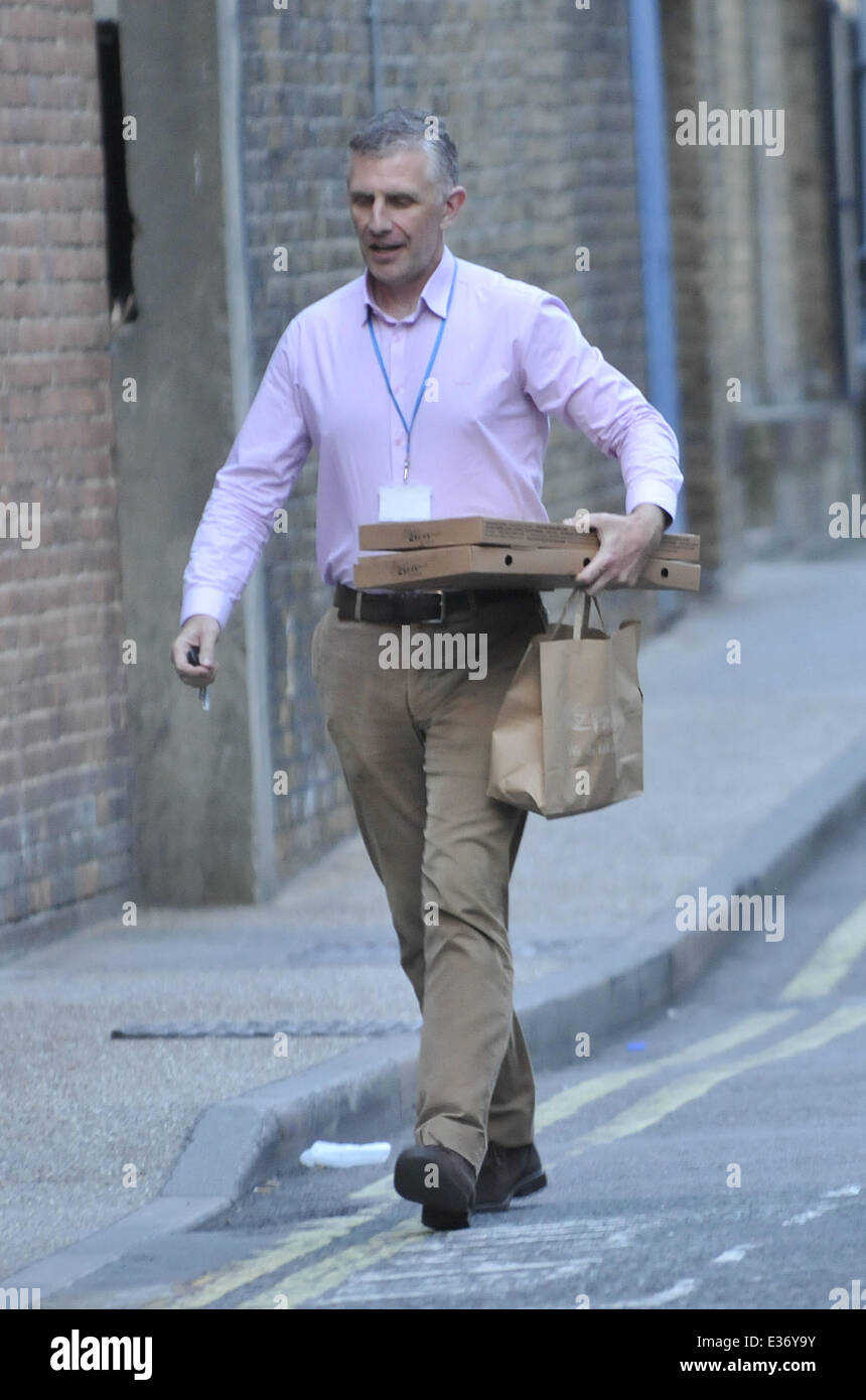A security guard for Catherine, Duchess of Cambridge makes a special ...