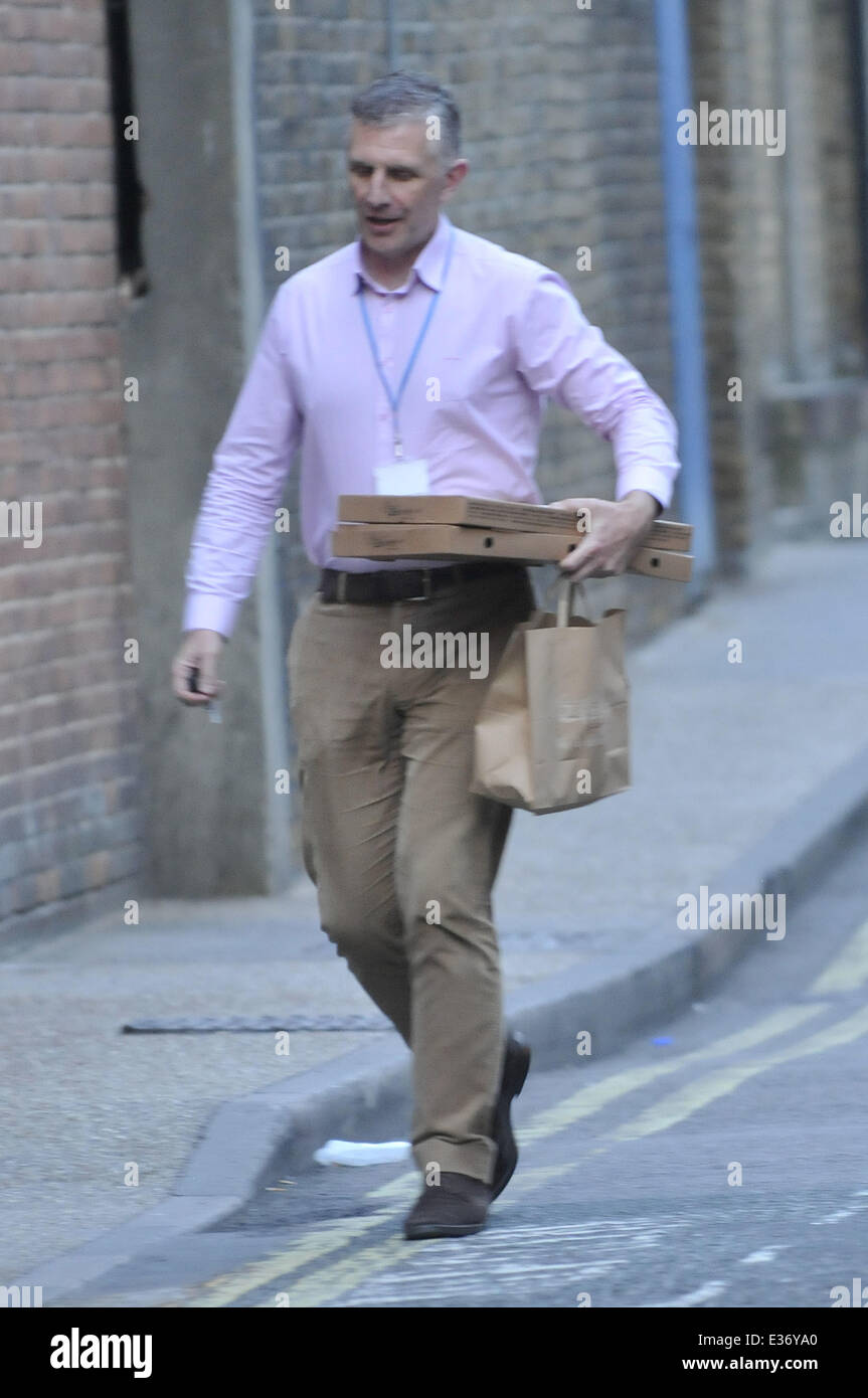A security guard for Catherine, Duchess of Cambridge makes a special ...