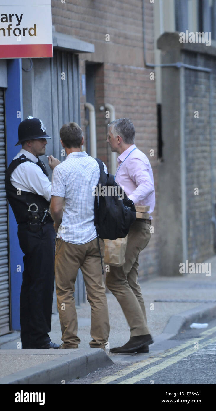 A security guard for Catherine, Duchess of Cambridge makes a special ...