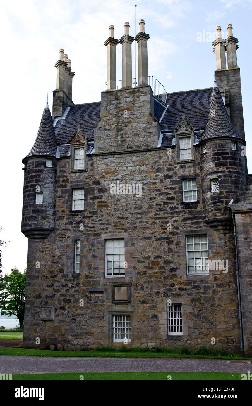 The front of Lauriston Castle in Edinburgh, Scotland Stock Photo - Alamy