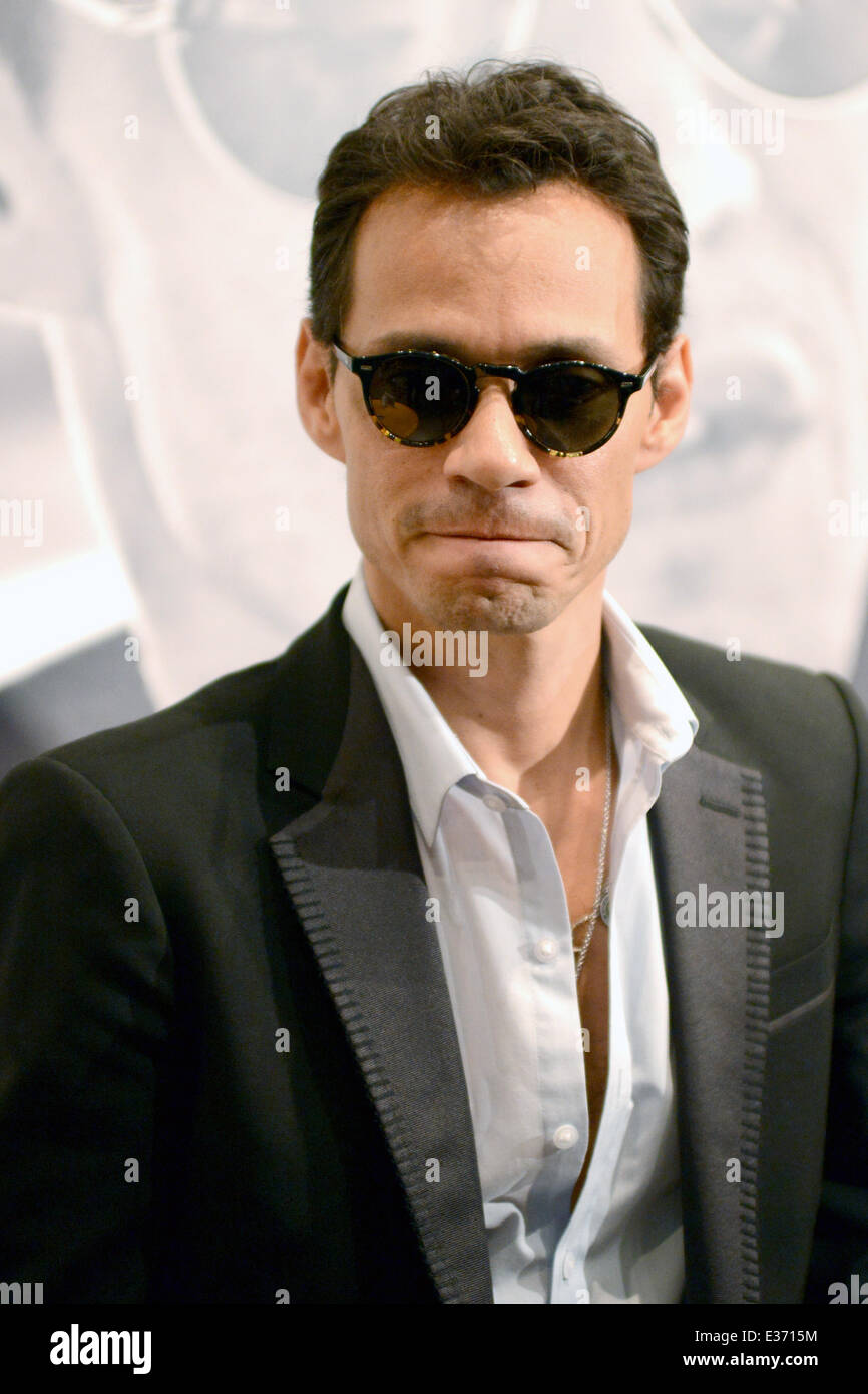Latin musician Marc Anthony promtes his new album 3.0 at the NBC ...