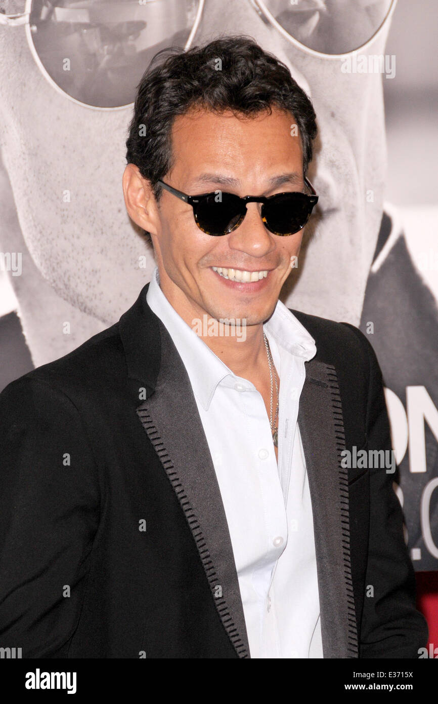 Latin musician Marc Anthony promtes his new album 3.0 at the NBC ...