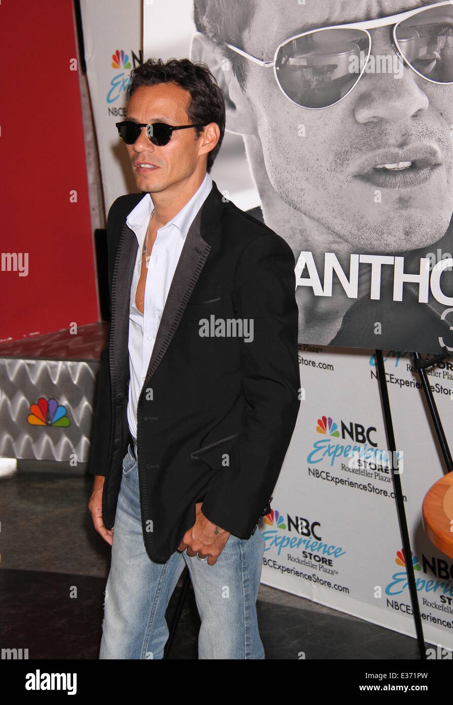 Latin musician Marc Anthony promtes his new album 3.0 at the NBC ...
