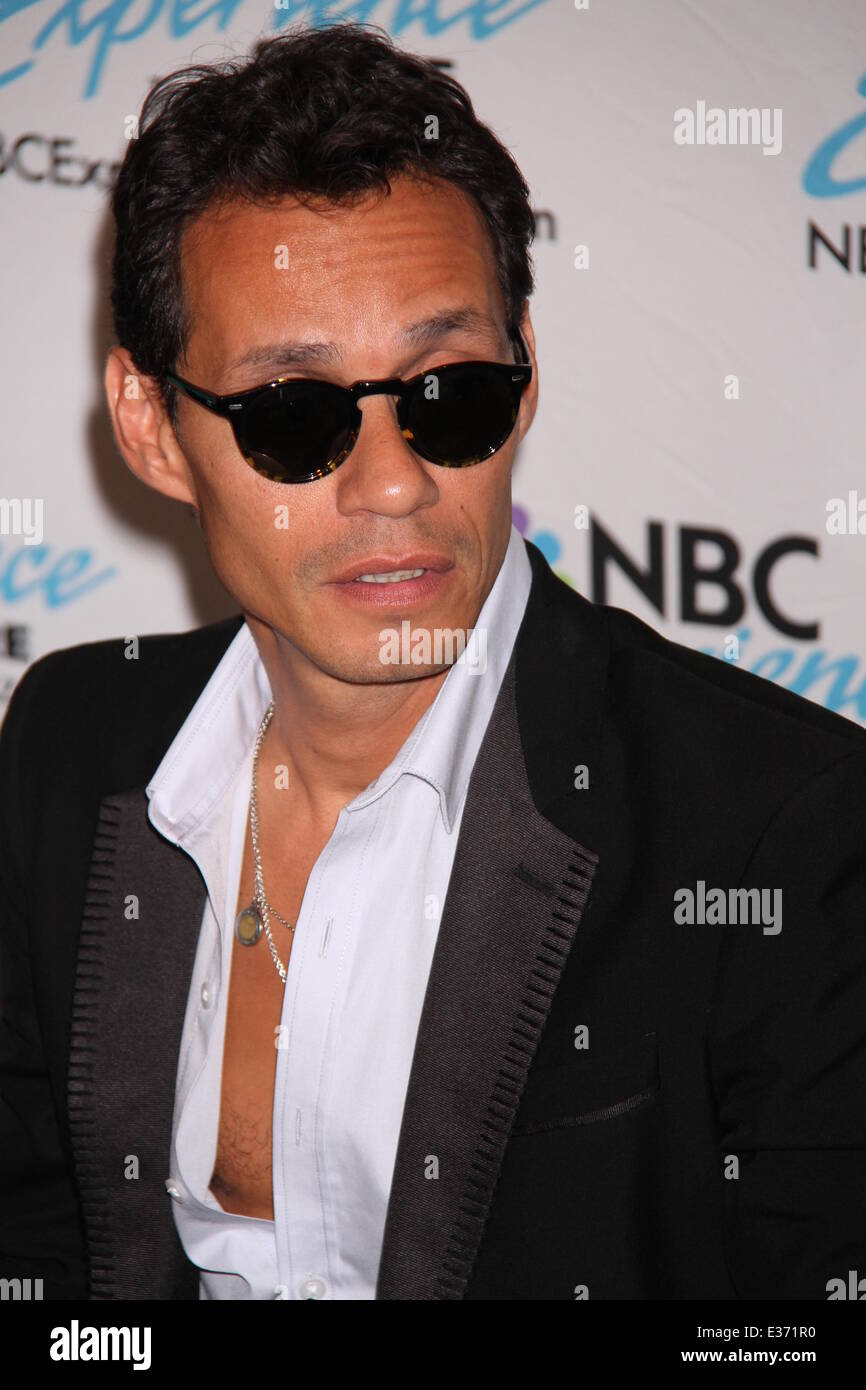Latin musician Marc Anthony promtes his new album 3.0 at the NBC ...