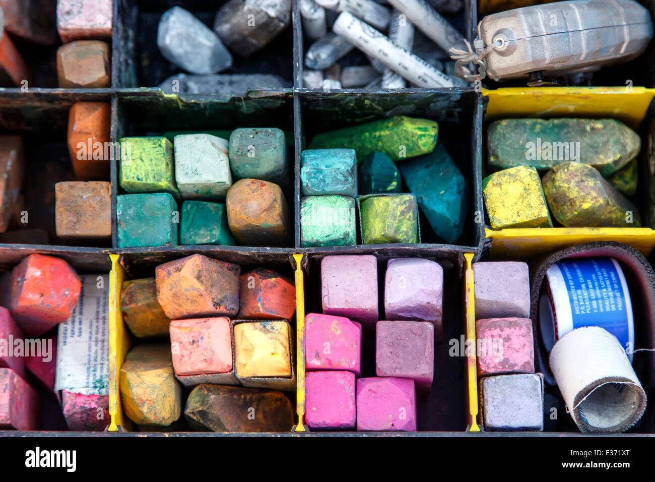 Artist chalk, Chalk Art Festival, Larimer Square, Denver, Colorado USA ...
