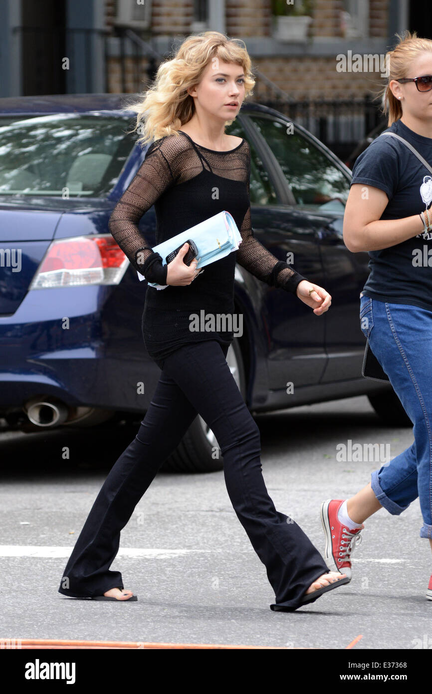 Celebrities on the movie set of 'Squirrels to the Nuts' filming on ...