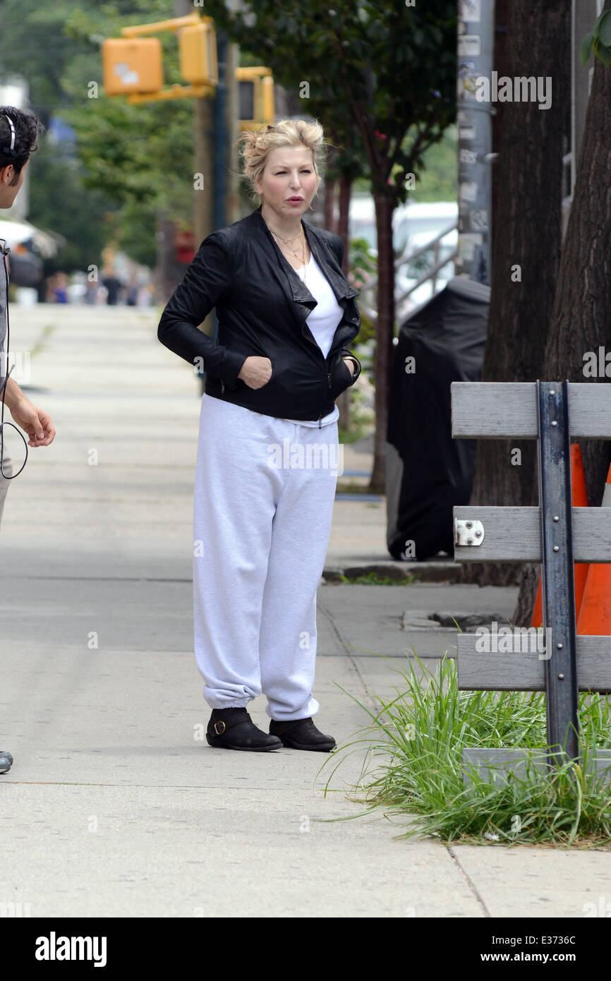 Celebrities on the movie set of 'Squirrels to the Nuts' filming on ...