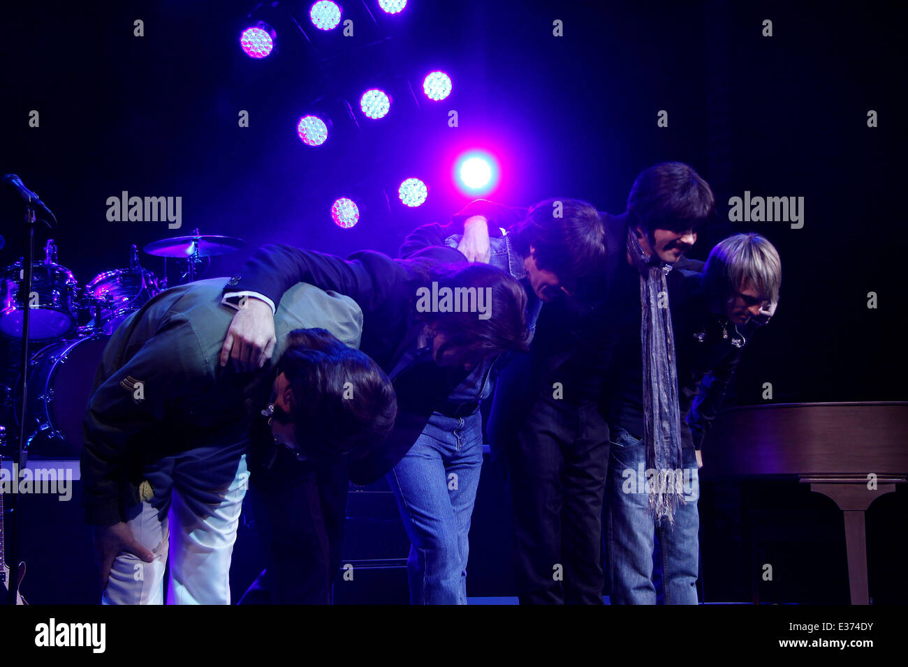 The opening night curtain call for Broadway's 'Let It Be' at the St ...