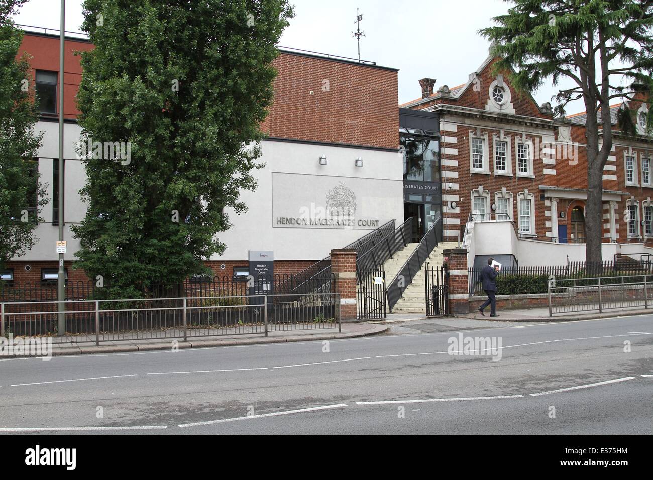 General View of Hendon Magistrates Court Featuring: Hendon Magistrates ...