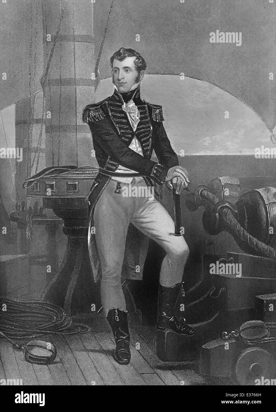 Stephen Decatur Jr., 1779 - 1820, an American naval officer and ...