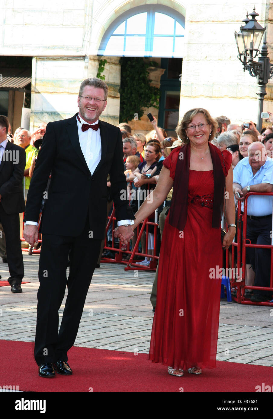 Guests attend the opening of the 2013 Bayreuth Festival Where: BAYREUTH ...