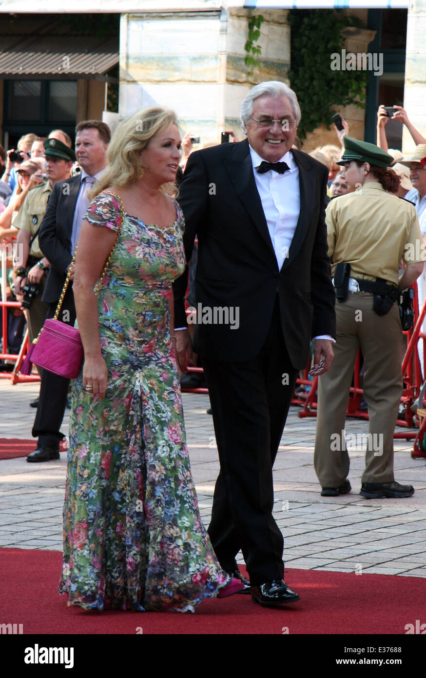 Guests attend the opening of the 2013 Bayreuth Festival Where: BAYREUTH ...