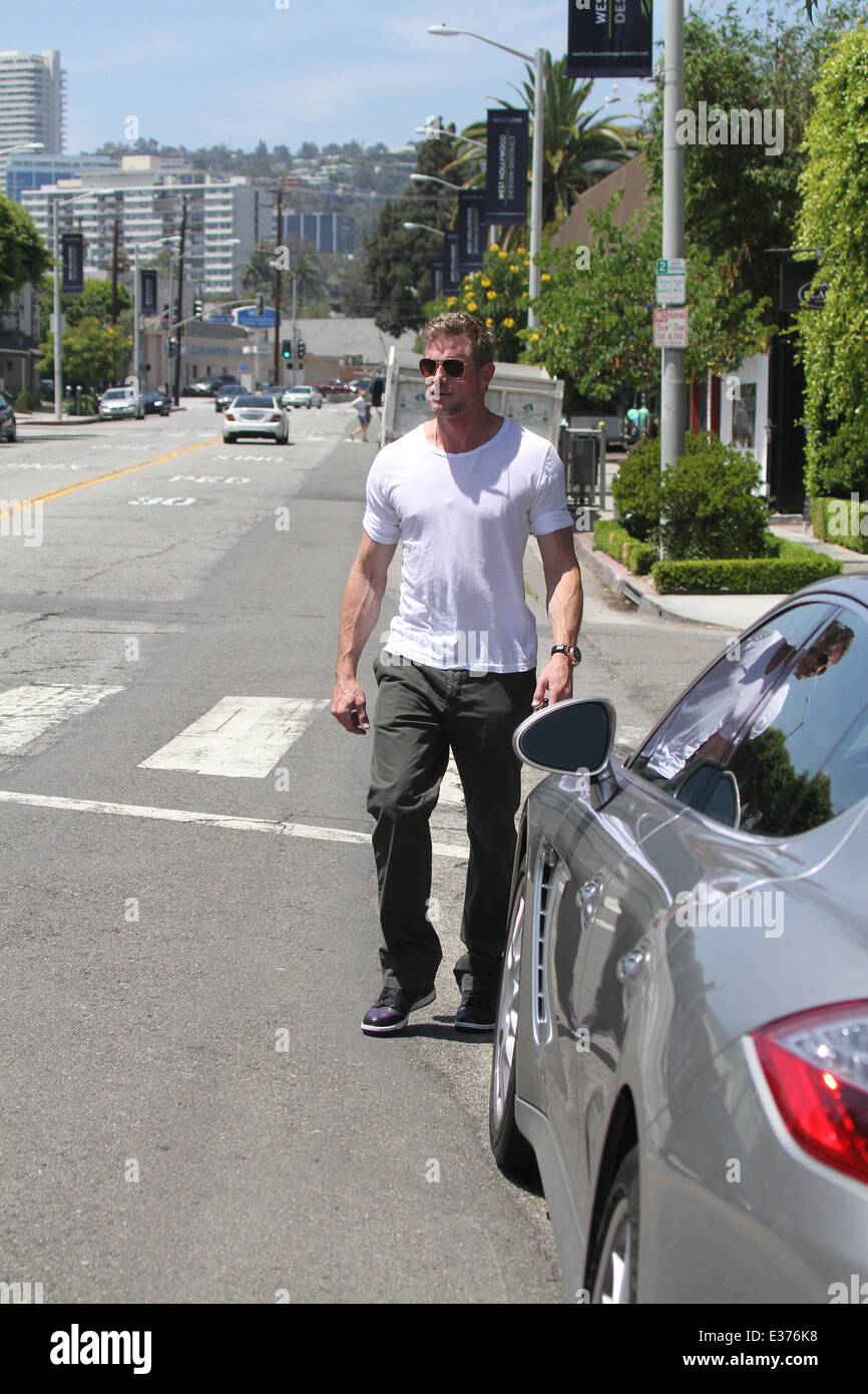 Eric Dane out and about in Hollywood Featuring: Eric Dane Where: Los ...