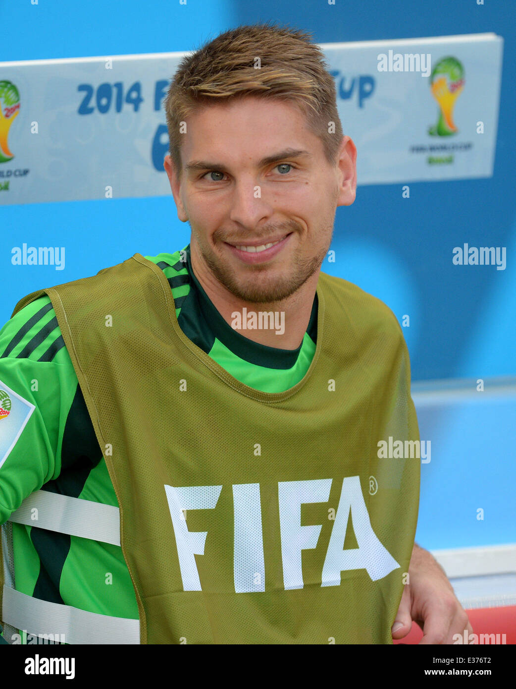 Fortaleza, Brazil. 21st June, 2014. Germany's Ron-Robert Zieler during the FIFA World Cup 2014 ...