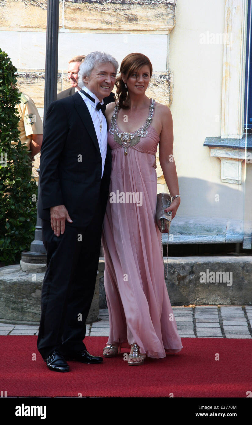 Guests attend the opening of the 2013 Bayreuth Festival Featuring ...