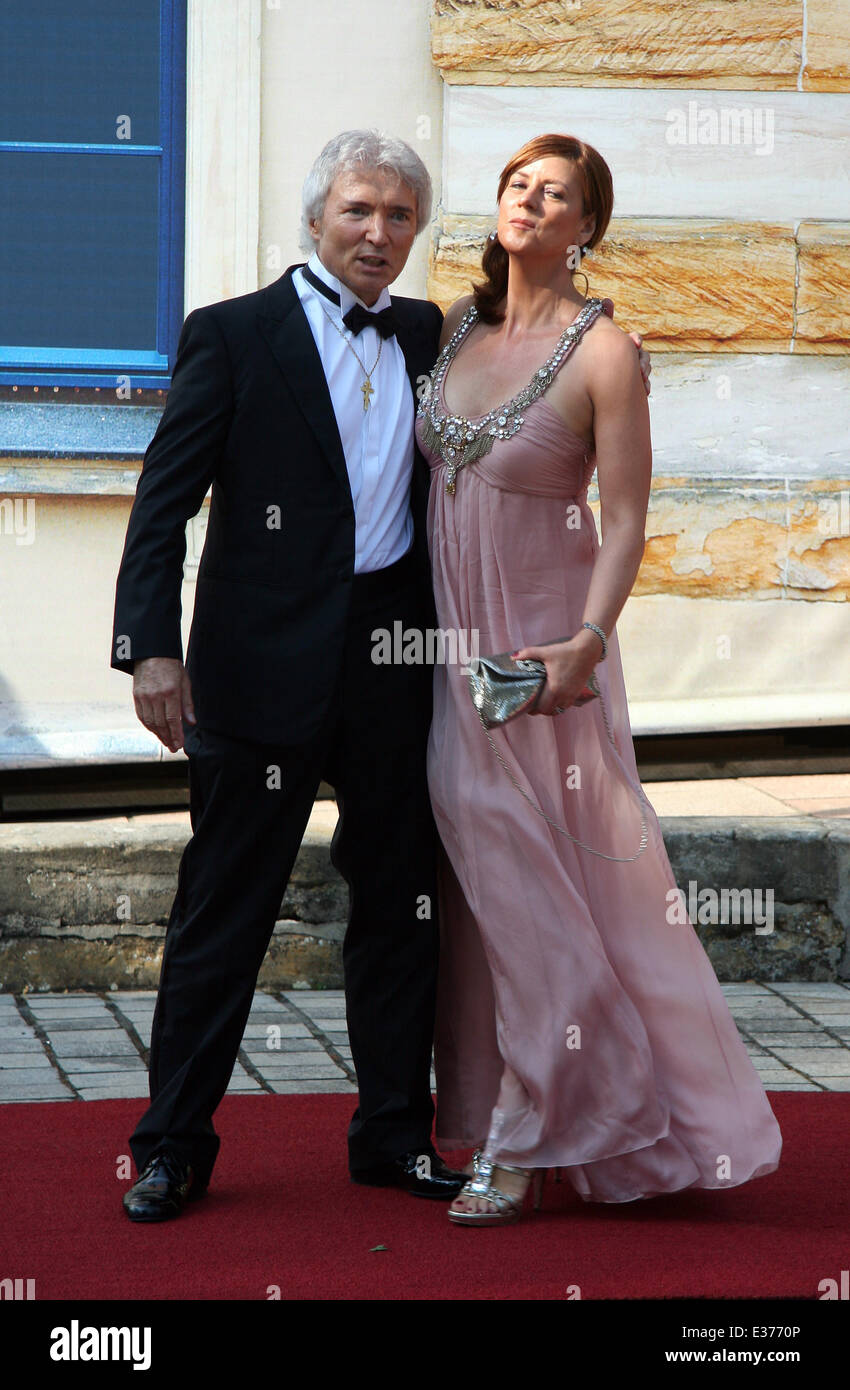 Guests attend the opening of the 2013 Bayreuth Festival Featuring ...
