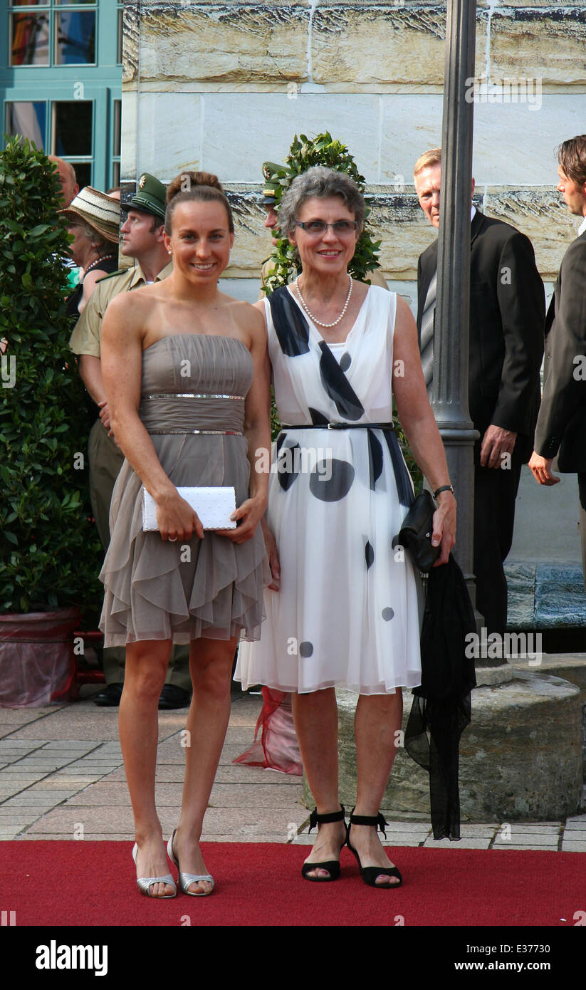 Guests attend the opening of the 2013 Bayreuth Festival Featuring: Anna ...