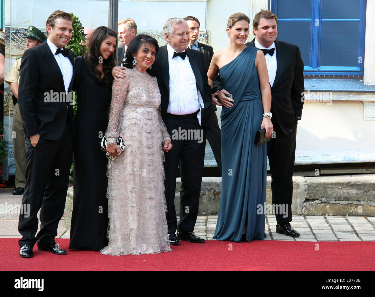 Guests attend the opening of the 2013 Bayreuth Festival Featuring ...