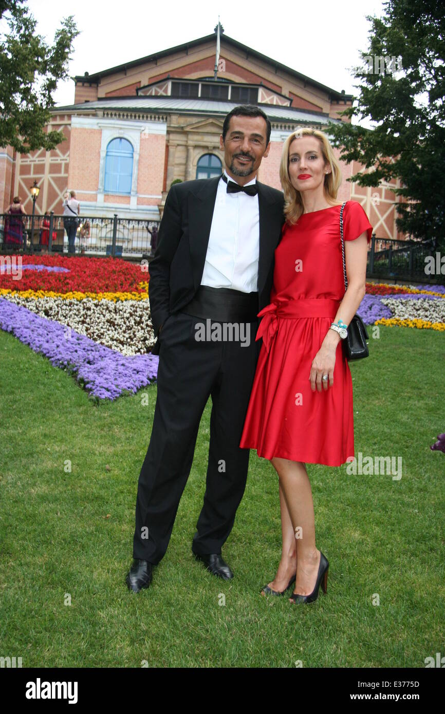 Guests attend the opening of the 2013 Bayreuth Festival Featuring: Erol ...