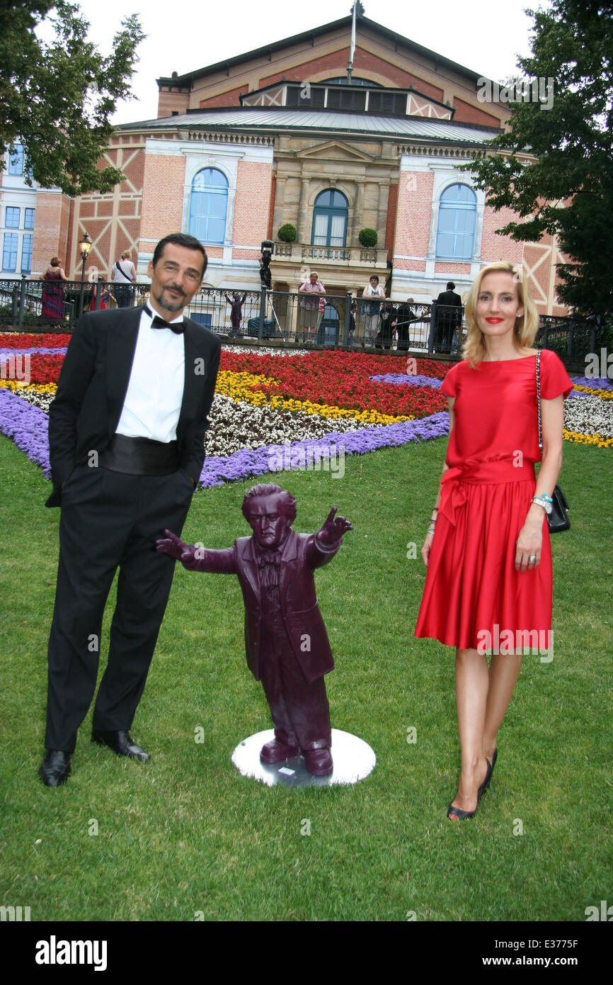 Guests attend the opening of the 2013 Bayreuth Festival Featuring: Erol ...