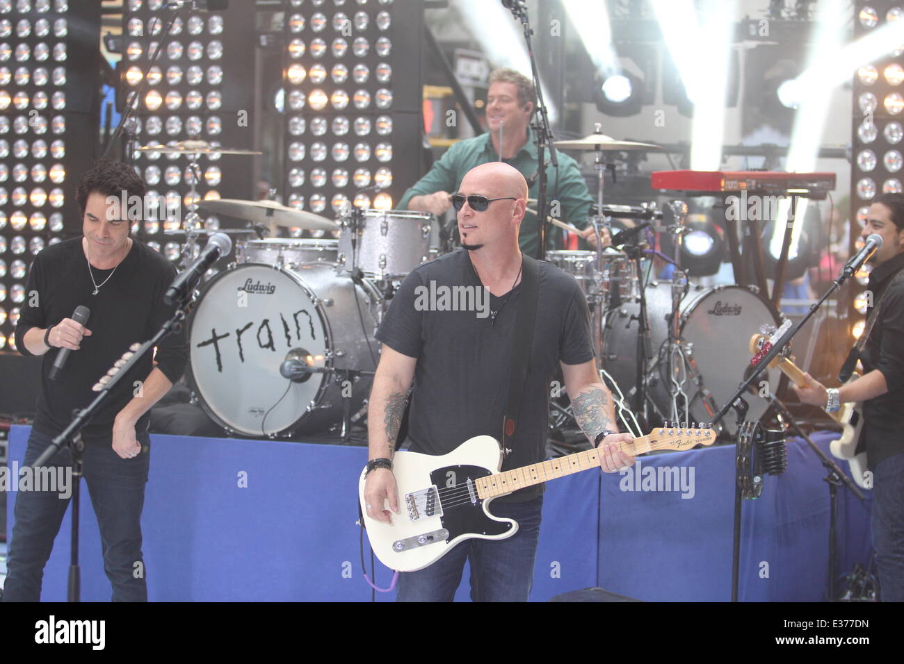 Train performs live as part of the Toyota Concert Series on NBC's ...