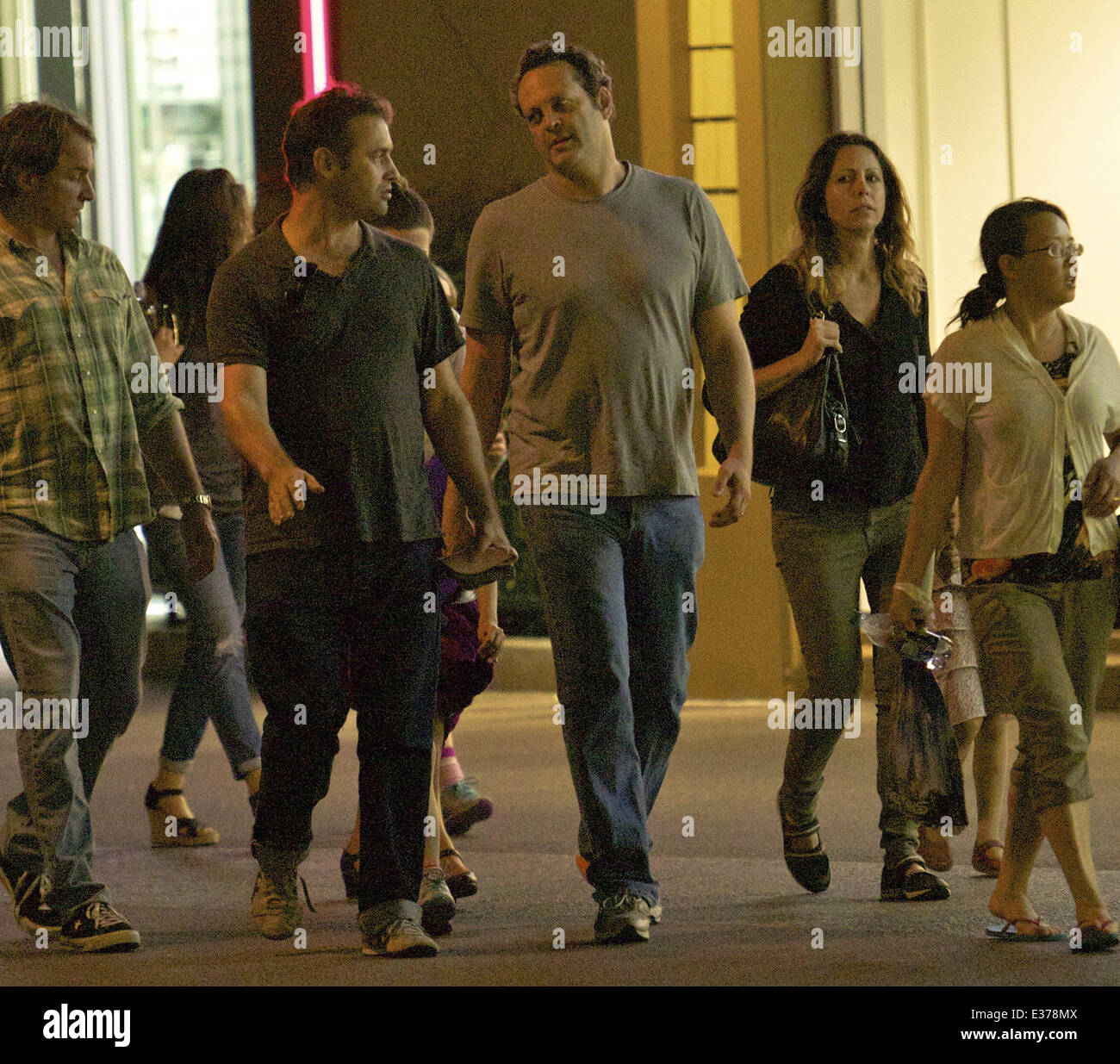 Hollywood actor vince vaughn spotted hi-res stock photography and ...