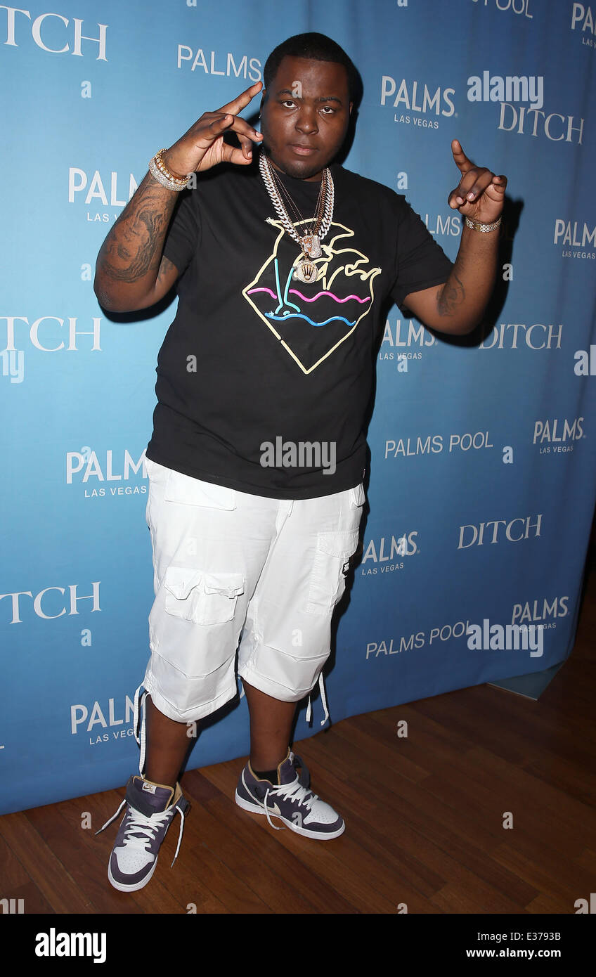 Sean Kingston performs at 'Ditch Saturdays' at Ditch Pool and Day Club ...