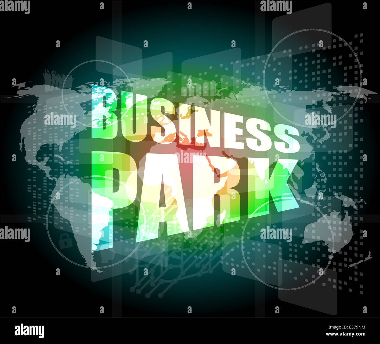business park interface hi technology Stock Photo - Alamy