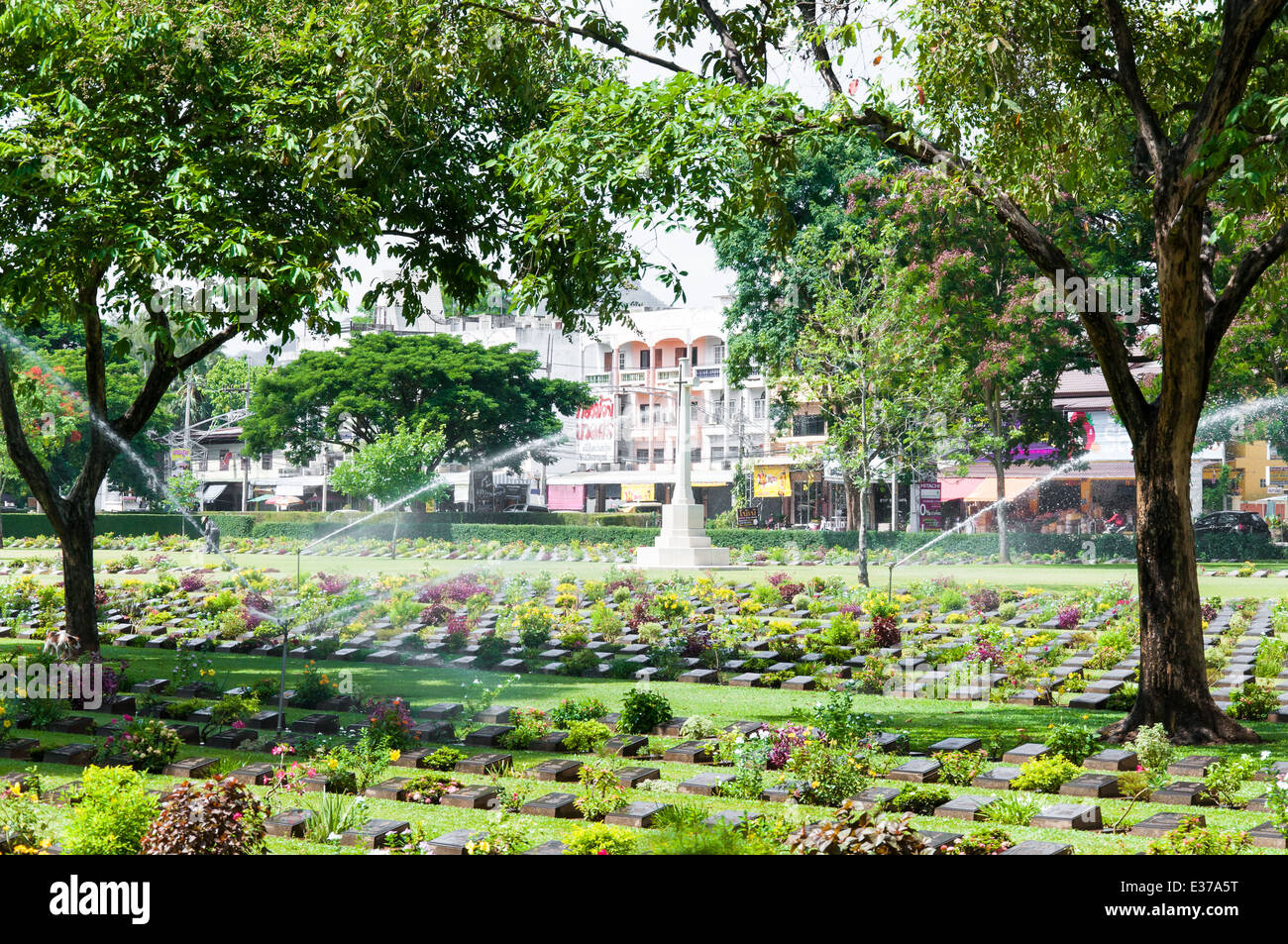 The Kanchanaburi War Cemetery , Thailand Stock Photo - Alamy