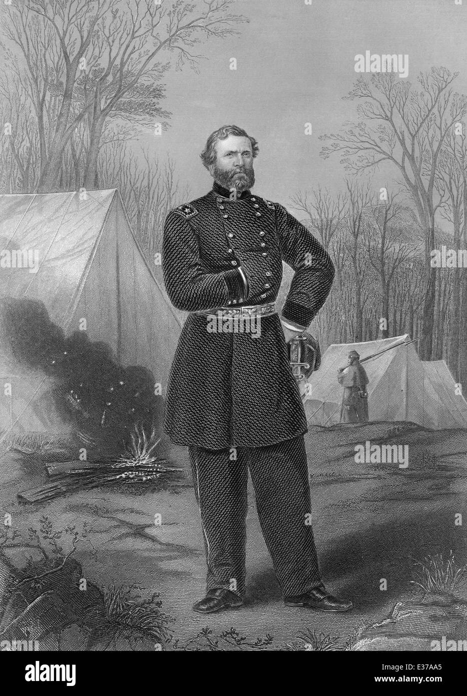 George Henry Thomas, 1816 - 1870, a United States Army officer and a ...