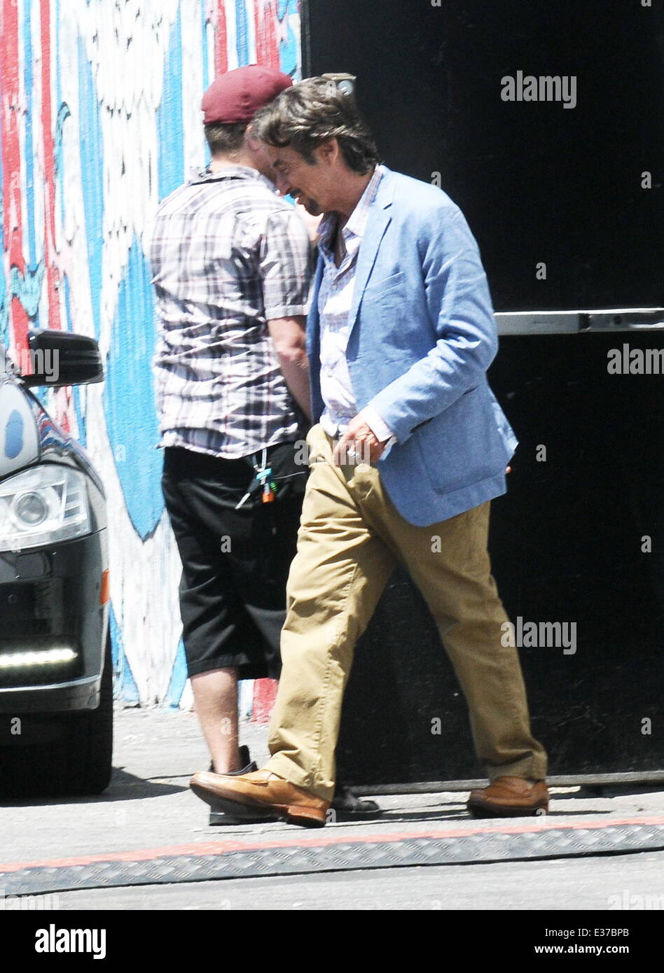 Al Pacino is spotted shaking hands with a fan while on the set of ...