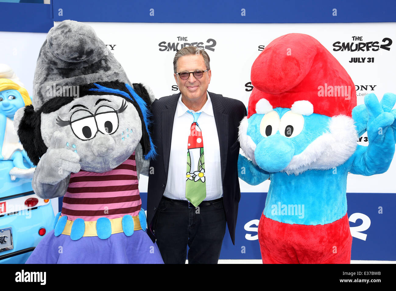 Celebrities attend COLUMBIA PICTURES "SMURFS 2" Premiere at Regency ...